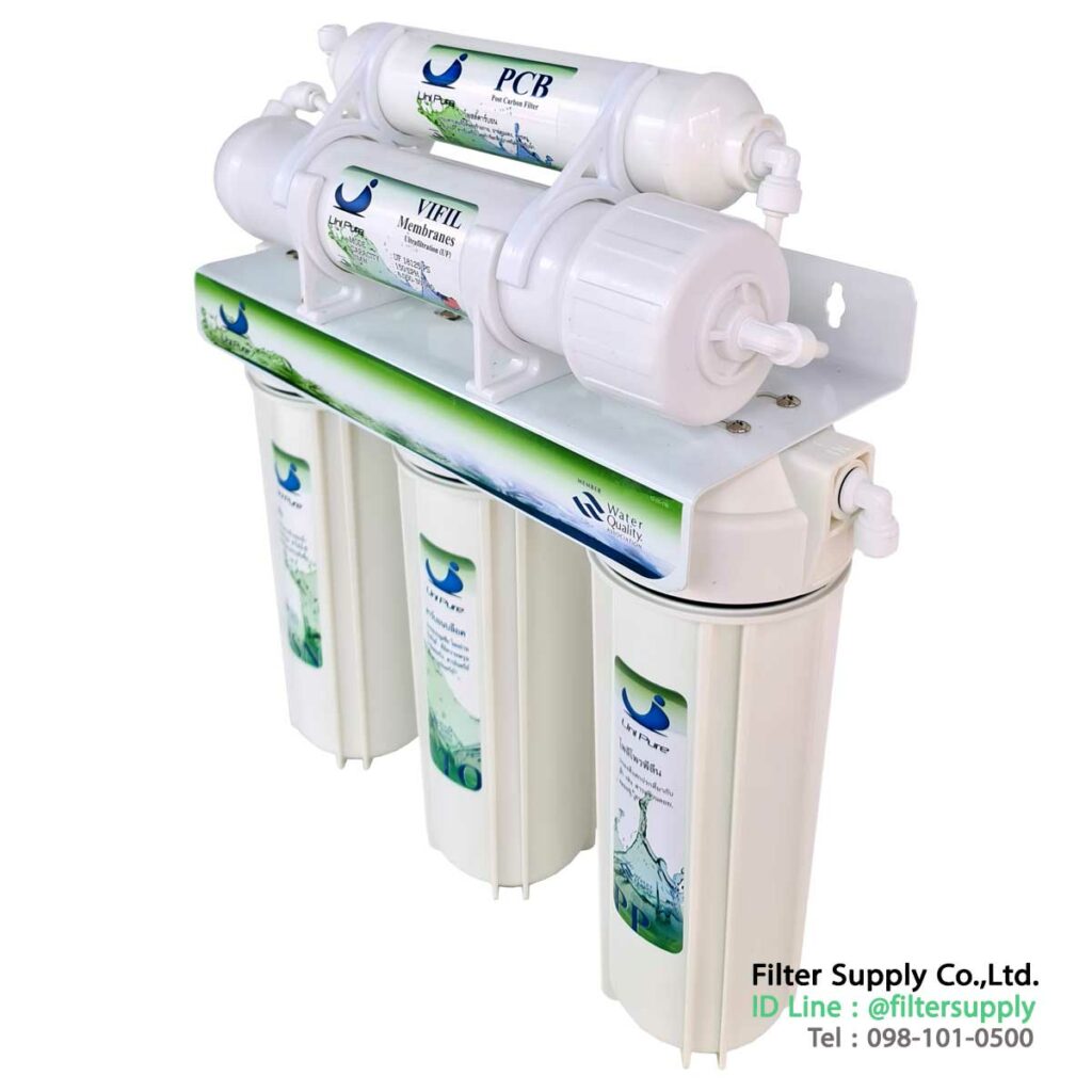 เครื่องกรองน้ำ Uni Pure Green UF 5 ขั้นตอน Hollow Fiber