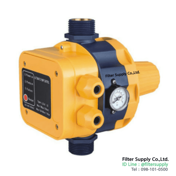 หัวออโต้คอนโทรลปั้ม 10 Bar Automatic Pump Control สวิทซ์อัตโนมัติควบคุม ...