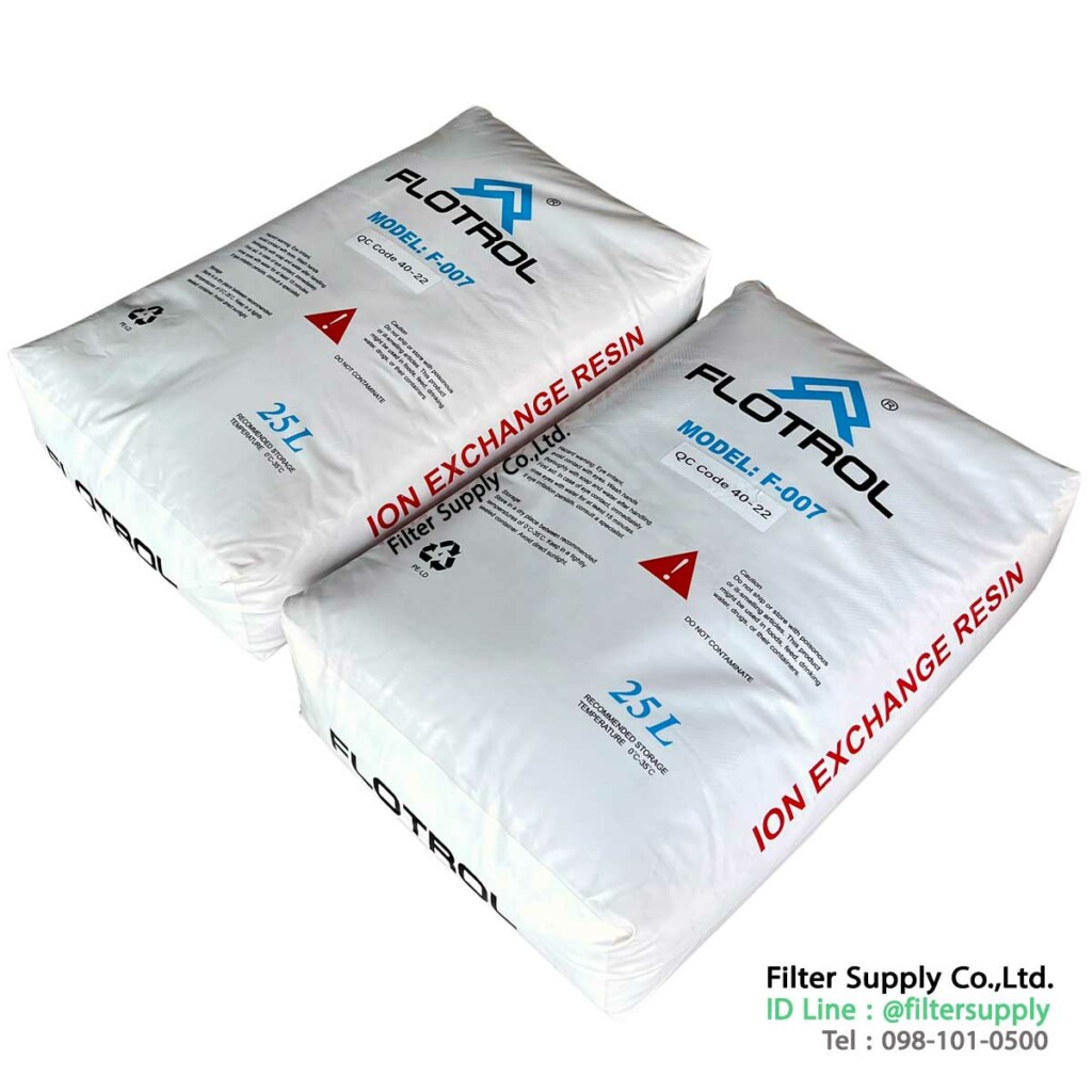 สารกรองเรซิ่น Flotrol F 007 ion Exchange Resin 25 Liters - บริษัท ...