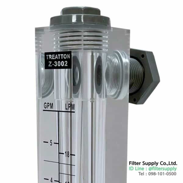 Flow Meter Z-3002 เครื่องวัดอัตราการไหล วัดได้ 0.5-5GPM/2-18LPM เกลียว ...