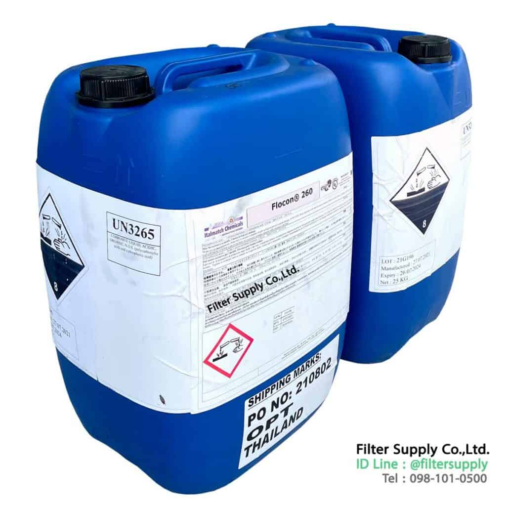 Anti-Scale Flocon 260 น้ำยาป้องกันการเกิดตะกรัน - บริษัท ฟิลเตอร์ ซัพพ ...