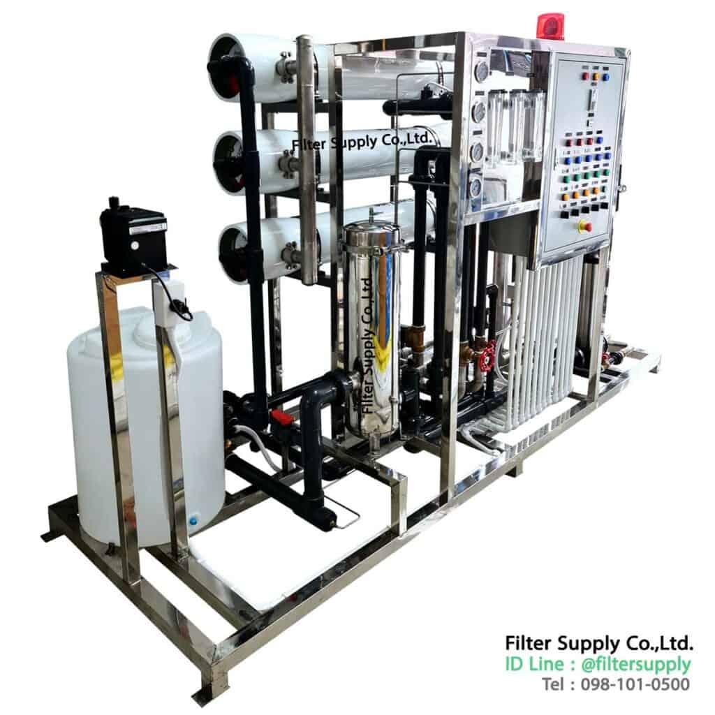 เครื่องกรองน้ำ RO 3 QPH PLC Absolute อาร์โออุตสาหกรรม 72 Q ต่อวัน 3,000 ลิตร/ชั่วโมง - บริษัท ...